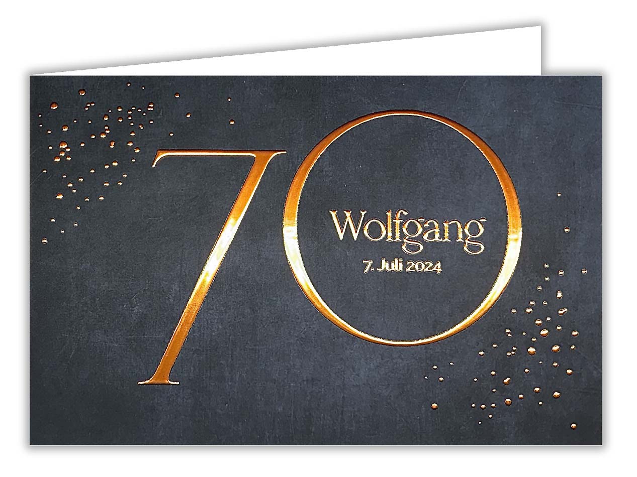 Einladungskarten 70 Geburtstag Gunstig