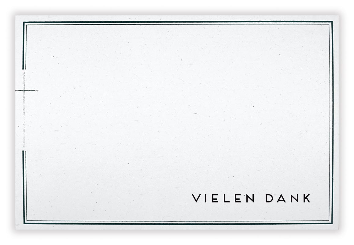 Stilvolle Trauer Dankkarten