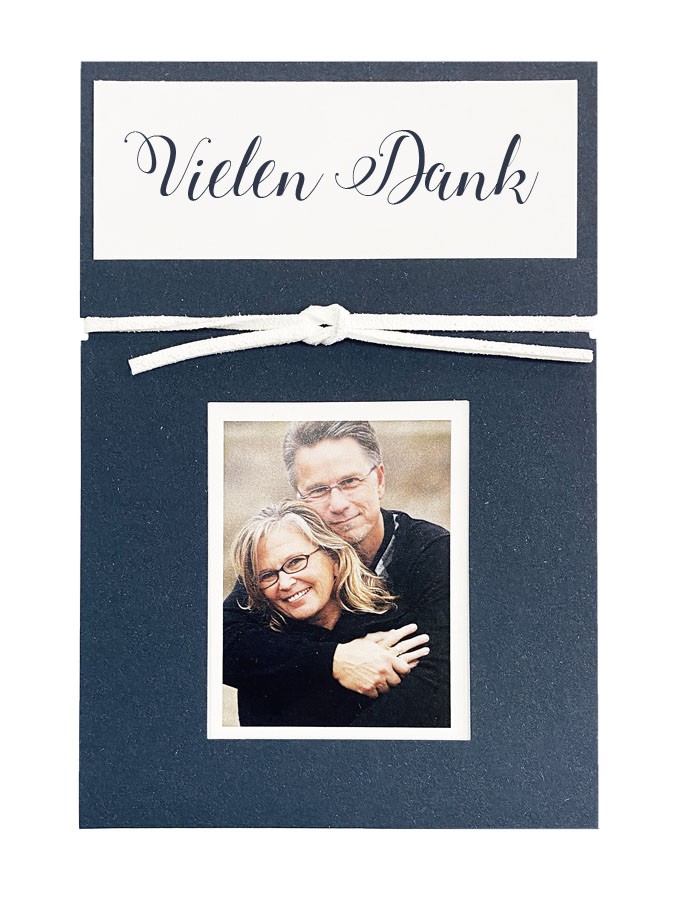 Hochzeit-Dankkarten zur Verwendung mit einem eigenem Foto